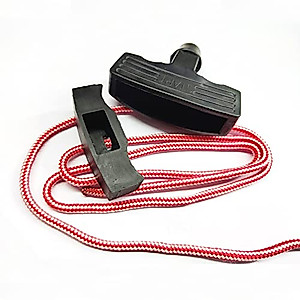 Petoor Ayellow 41A2828 Garage Emergency Release Pull Rope Cord Handle Kit Garage Opener, Red Black