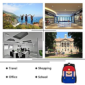 TUOKEO Gaming Characters Backpacks for Boys Girls, Cute Waterproof Backpack for School Fans Gifts 17 Inches