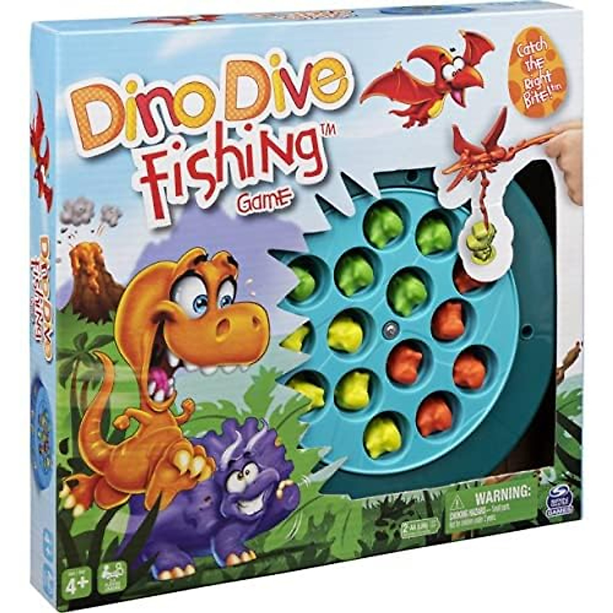 Dino Dive Fishing Board Game