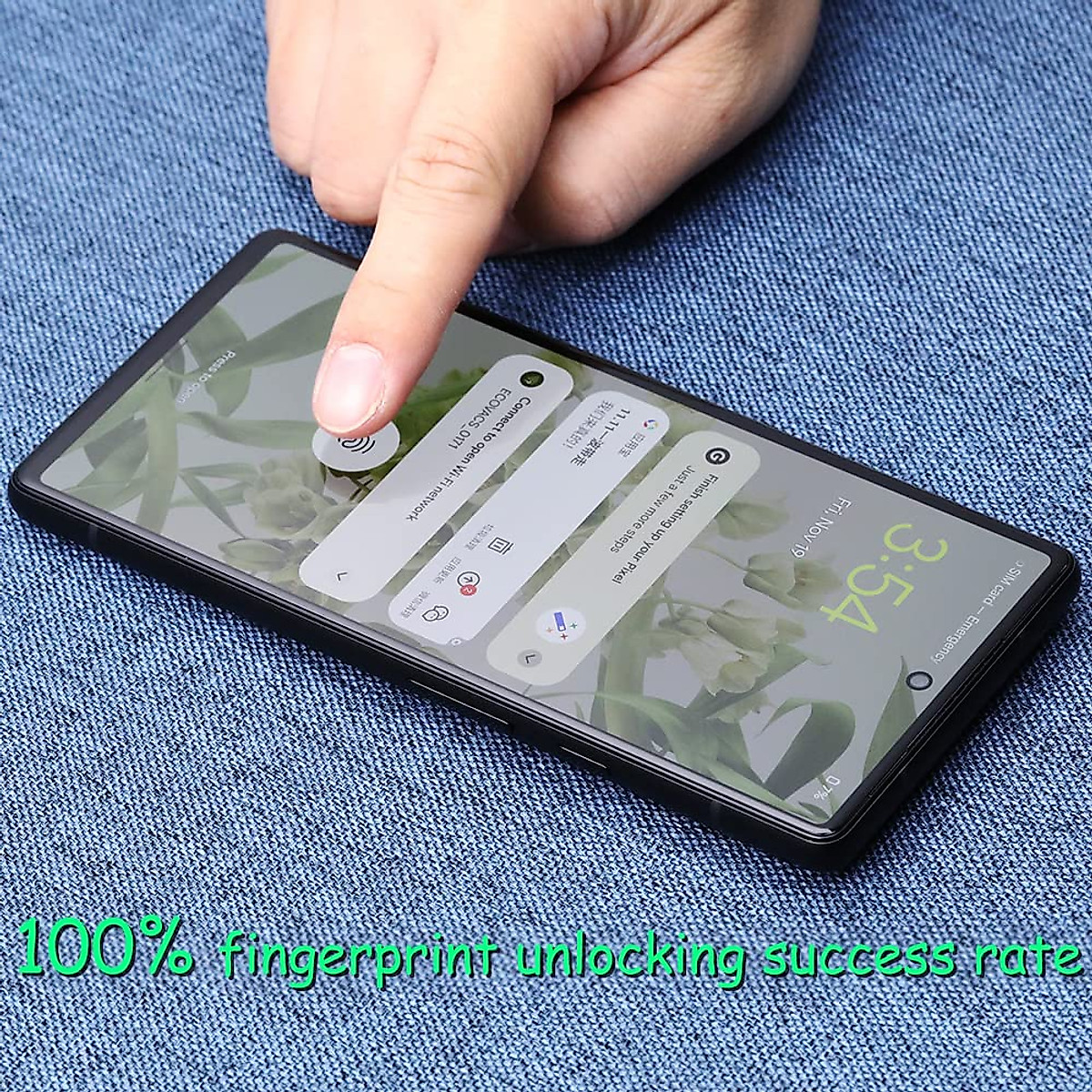 Ibywind Screen Protector For Google Pixel 6[2 Pack],9H Hardness Tempered Glass,Easy to Install,Bubble Free