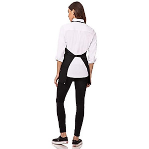 Chef Works Unisex Three Pocket Apron, Black, One Size