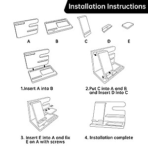Gift for Dad Gift for Husband Wood Phone Docking Station Organizer Men Birthday Nightstand Cool Mens Birthday Gifts Night Stand Accessories Docking Station Wood Bedside Organizer Business Gifts