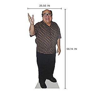 Lifesize Cardboard Cutout Poster Standee | Give This Life Size Standup Merch As Gift to Any Fan | Perfect for Parties, Events, Photobooth Prop, and in Your Room (Danny Devito 2)