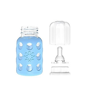 Lifefactory Baby Bundle - Bottle Set - Sky/Mint - 4 oz - 2 pk