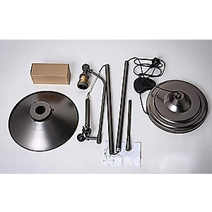 TANGIST Nordic Home Floor Light- Industrial Wind Floor Lamp/Retro Nostalgic Warehouse Study Room Living Room Bedroom Creative Long Arm Fishing Floor Lamp Floor Uplighter Modern Style Home Decoration