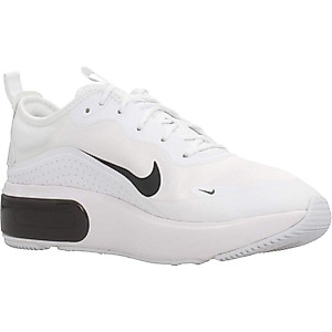NIKE Women's Running Shoe, White Black, 7.5 US