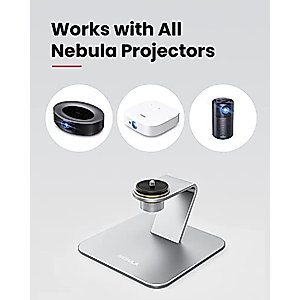 Anker Nebula Solar Portable 1080p Projector with Nebula Desktop Stand for Projectors, 360° and Height Adjustment