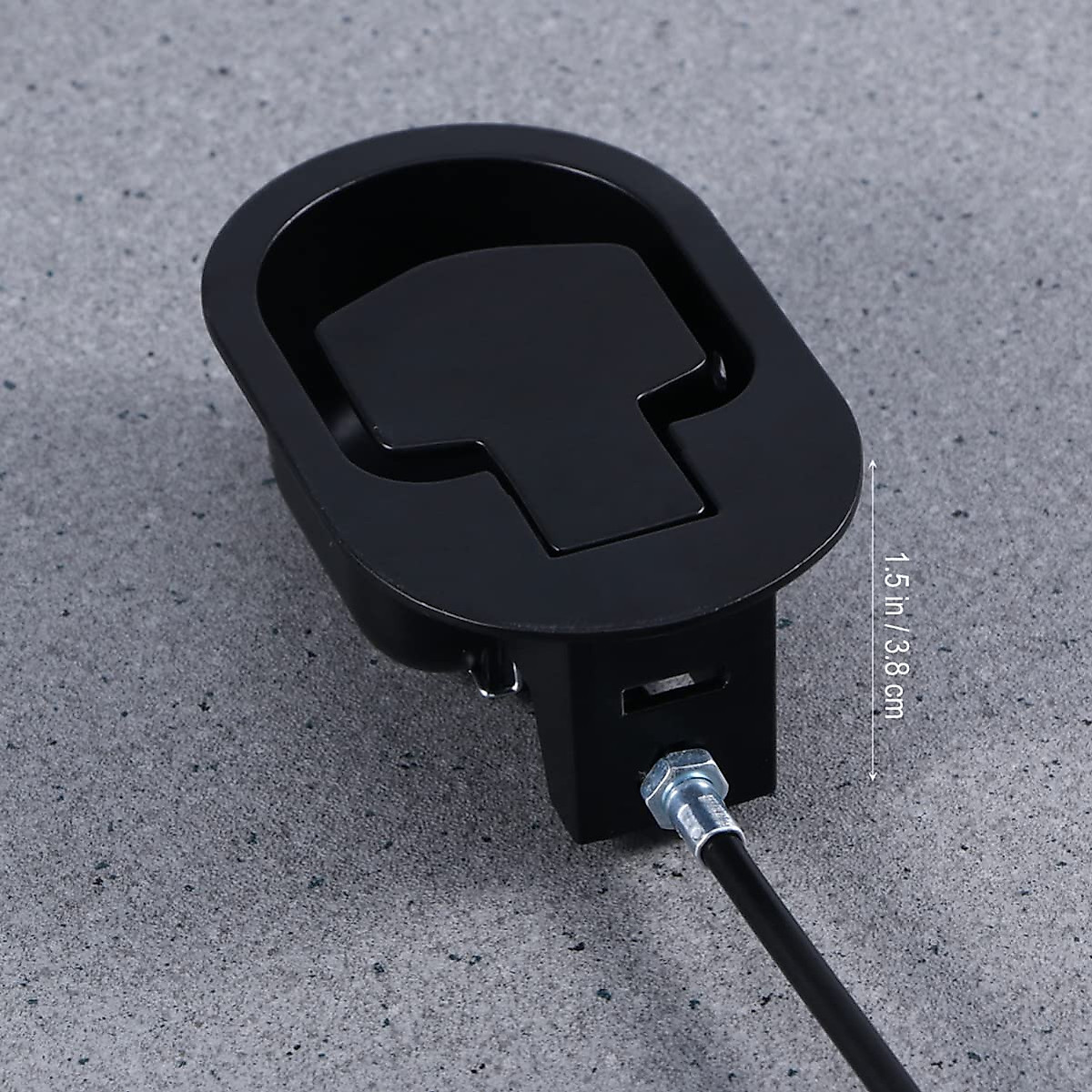 ULTNICE Recliner Replacement Parts Aluminum Metal Recliner Replacement Parts, Sofa Recliner Cables, Recliner Pull Handle (Handle with 96cm Cable) Sofa Replacement Parts