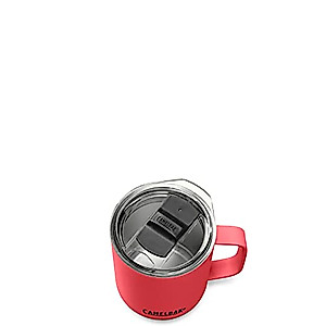 CamelBak Horizon 12 oz Camp Mug - Insulated Stainless Steel - Tri-Mode Lid - Wild Strawberry