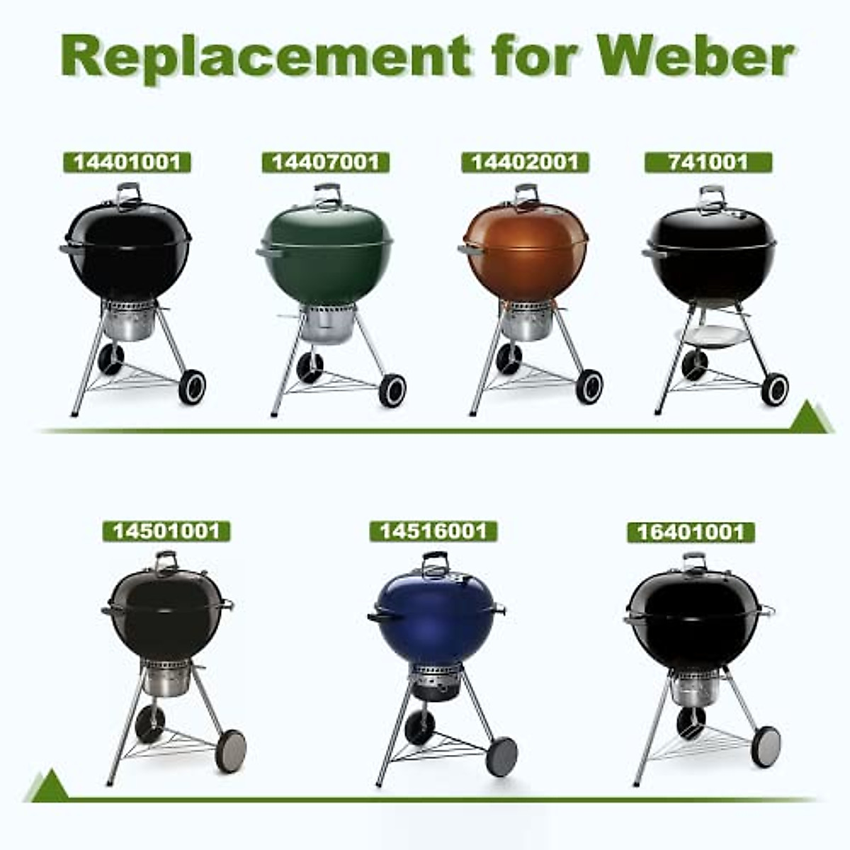 SHINESTAR Upgraded Rotisserie Kit for All Weber 22-Inch Kettle Charcoal and Other Similar Size Grills, Sturdy & Well Balanced, Part# 2290