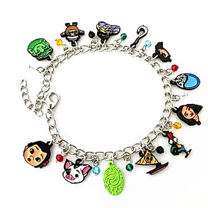 AYJBDGR Universe of Fandoms Anime Cartoons Charm Bracelet Gifts for Women