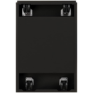 Hirsh Industries 20" Deep Box-Box-File Mobile Pedestal in (Black)