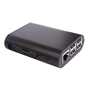 JBtek Jet Black Case for Raspberry Pi 3 Model B & Raspberry Pi 2 Model B - Access to All Ports