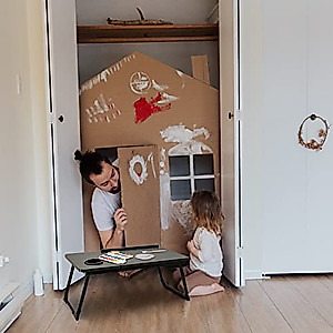 Laptop Desk for Bed Couch,Lap Desk for Laptop,Portable Laptop Stand for Desk,Small Adjustable Laptop Desk,Foldable Bed Table for Laptop and Writing, Bed Tray Table with Cup Holder(Black)