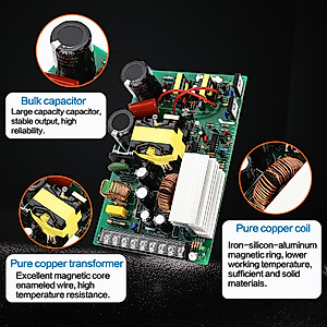 CNCTOPBAOS 600W 36V DC Switching Power Supply Transformer AC to DC Driver Adapter 16.6A Universal Regulated Converter for LED Strip Light CCTV Camera Radio Stepper Servo Motor 3D Printer (36V 16.6A)