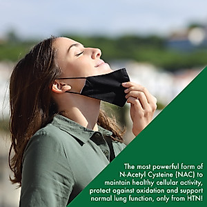 Health Thru Nutrition NAC N-Acetyl-Cysteine 600mg 120 Capsules | Vegan Certified | The Purest NAC Supplement | Supports Healthy Lung Liver Functions & Cellular Health | Non-GMO Soy & Gluten Free