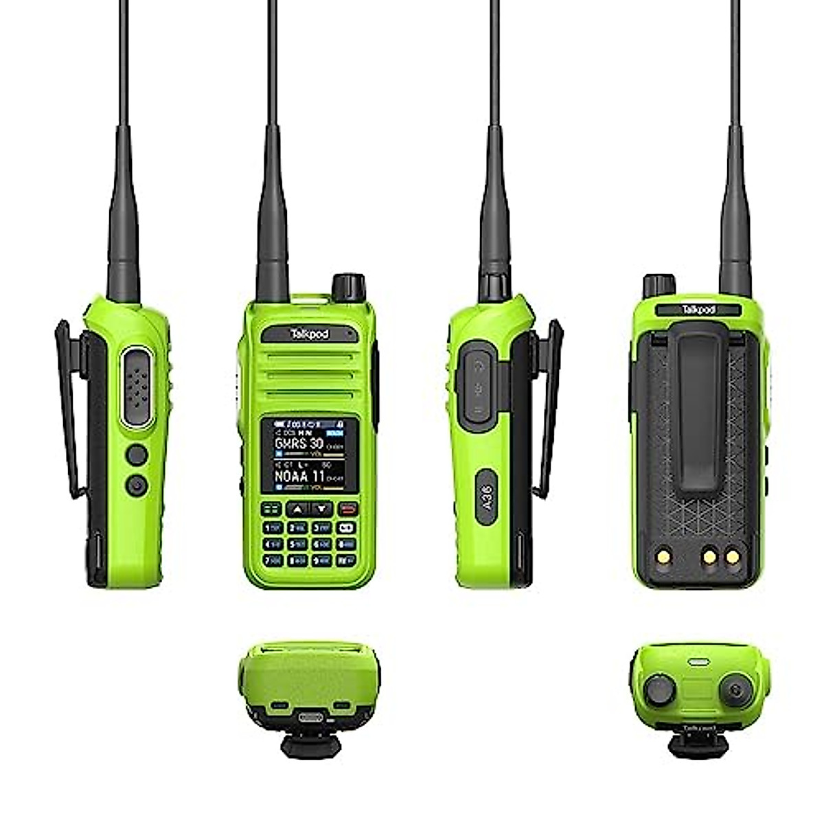 Talkpod A36Plus GMRS Handheld Radio HAM Walkie Talkie 512 Channel, AM AIR VHF UHF 7-Band Receive