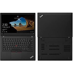 Lenovo ThinkPad T480 Business Laptop, 14.0 FHD (1920x1080), Intel Core i7-8650U 1.9GHz (Max 4.2GHz), 16GB DDR4 RAM, 512GB SSD, CAM, Fingerprint,Backlit Keyboard,Bluetooth, Windows 10 Pro (Renewed)