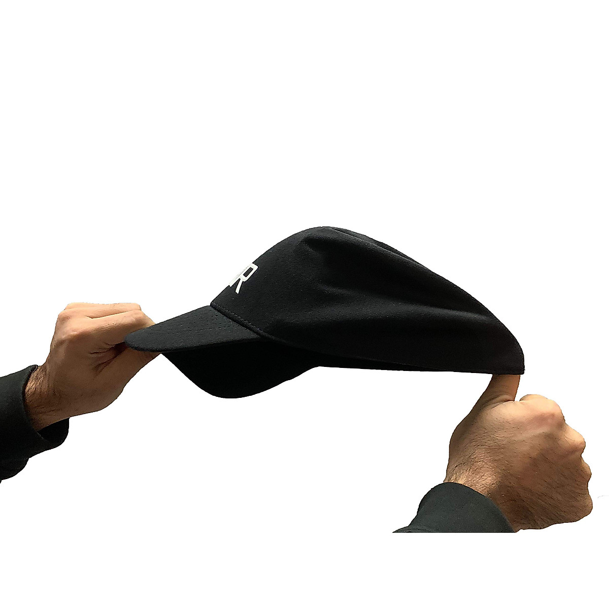 INGEAR Adjustable Breathable Baseball Cap - UPF 50 Cooling Cap for Men and Women, Classic Design, Unstructured Hat, Plain, Ideal for Outdoor Activity: Jogging, Tennis, Golf, BBQ (Black V1, M/L)