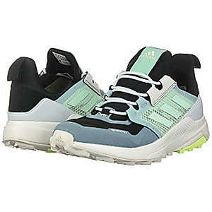 adidas Women's Terrex Trailmaker Gore-TEX Hiking Shoes, Core Black/Clear Mint/Acid Mint - 8.5