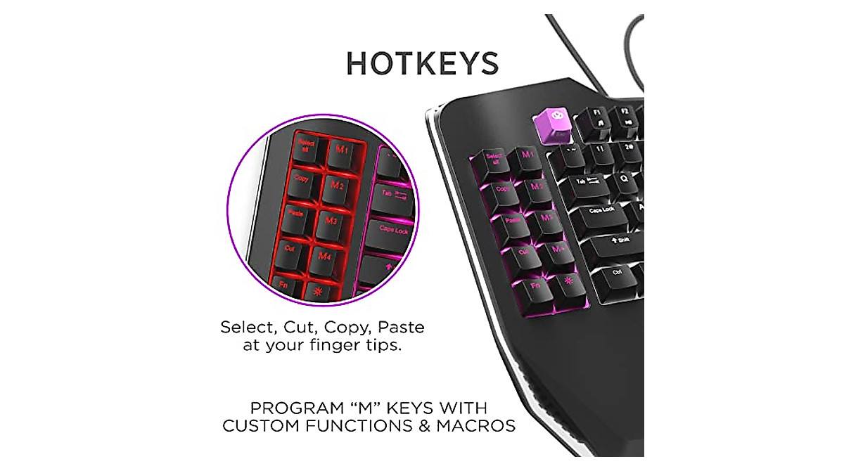 Cloud Nine C989M Ergonomic Mechanical Keyboard