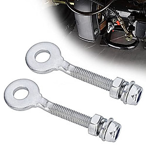 10MM M8 Chain Axle Adjuster, Compatible with 50cc 70cc 90cc 110cc 125cc 250cc Buyang TaoTao Kazuma Chinese Coolster Peace ATV 4 wheeler Quad Dirt Bike Parts