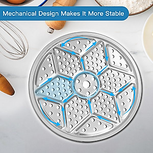 aoulela 4Pack Pressure Canner Rack, Stainless Steel Canning Rack for Pressure Cooker, 11 Inch Canning Rack for Water Bath Canner, Canning Supplies, Compatible with Presto, All American and More