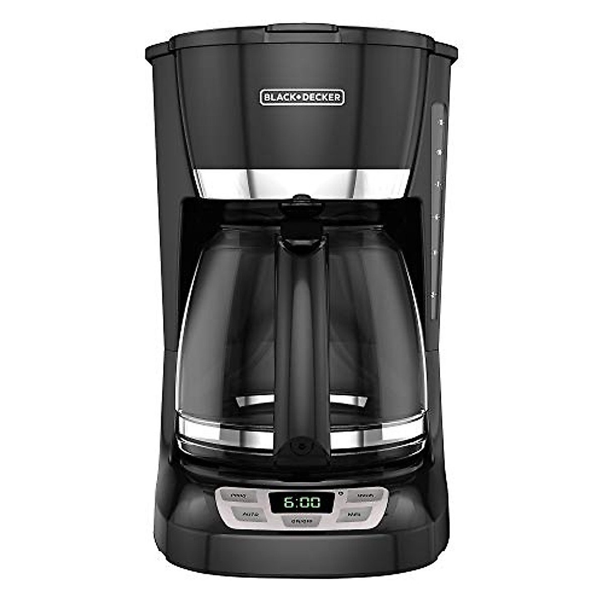 BLACK+DECKER QuickTouch™ Digital Programmable 12-Cup* Coffee Maker, Black, CM1060B-T