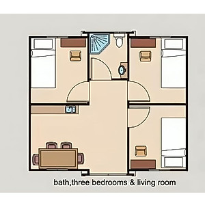 HUGHEARTS Portable Prefabricated Tiny Home 20x20ft, Mobile Expandable Plastic Prefab House for Hotel, Booth, Office, Guard House, Shop, Villa, Warehouse, Workshop (with Restroom)