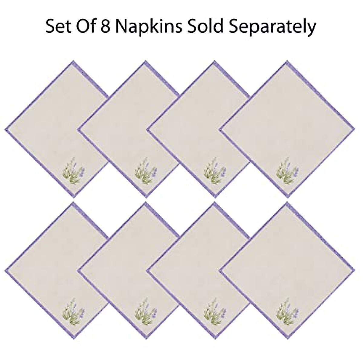 Home Bargains Plus Provence Round Tablecloth, 70 Inch, Holiday Blanchard Field of Lilacs, Wrinkle and Stain Resistant Fabric Table Cover for Dinner Parties and Banquet