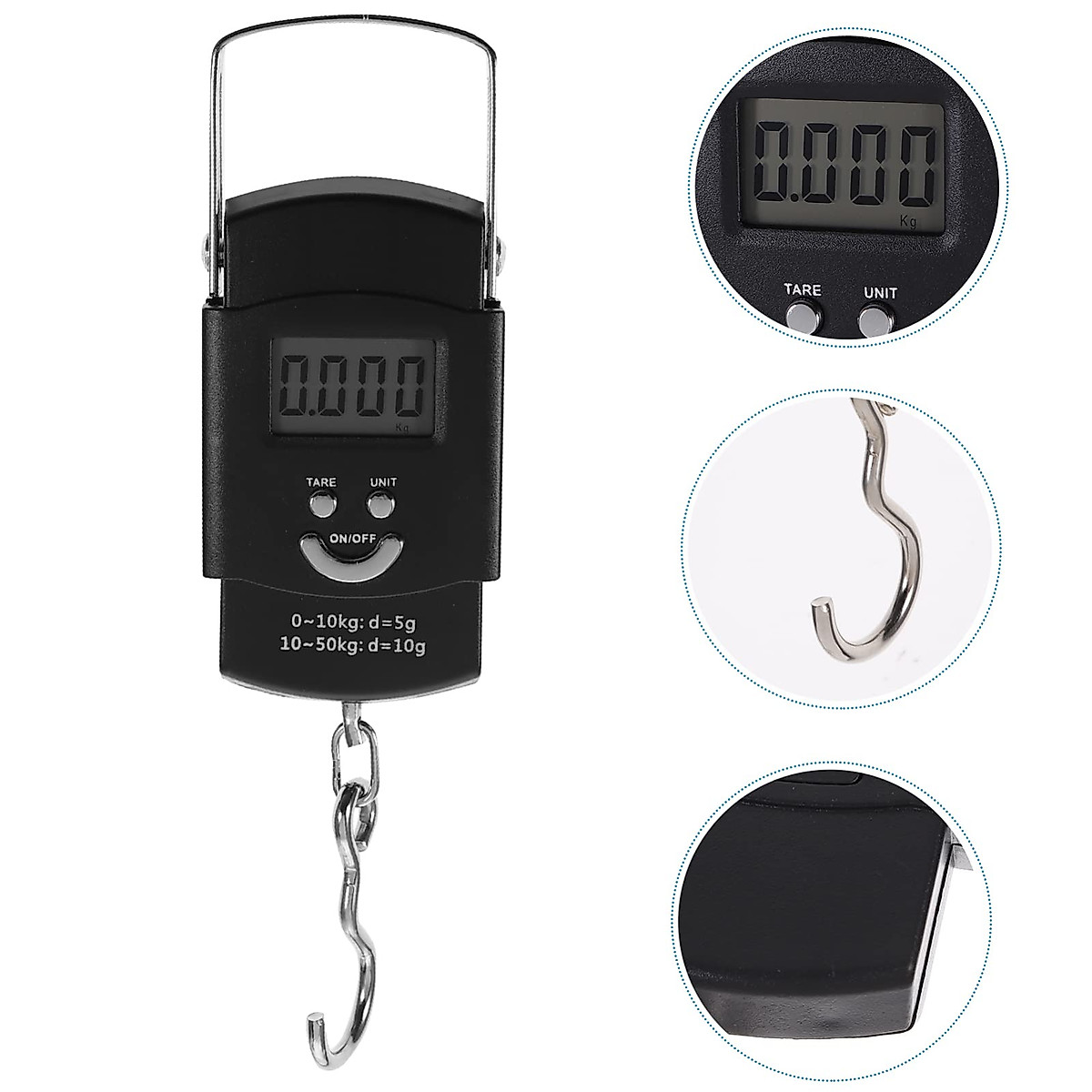 Spring Balance Digital Small Scales Small Weight Scale Hook Scale Home Supplies Home Electronic Scale Kitchen Weight Scale Hanging Scale Fishing Weight Scale Hand Scale Fish Scale