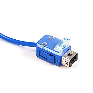 KIWITATA 2 Pack Wii Nunchuck Controllers, Wii Nunchuk Replacement Remote Joystick Gamepad for Wii Wii U Video Console(Red+Blue)