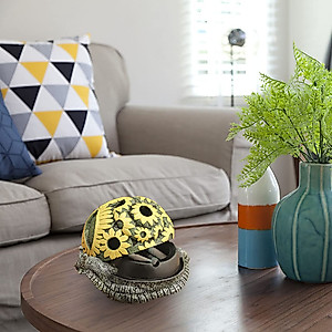 Scotte Handmade Snail Ashtray with Lid Home Ashtrays Cute Ashtrays for Cigarettes Outdoor Patio Garden Decor