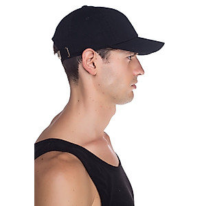 Baseball Cap for Men Women - Classic Dad Hat, BLK