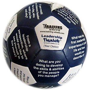 Training Wheels Leadership Thumball - For End of Group Debriefing and Team Building Activities for Work and Therapy (Leadership, 6")