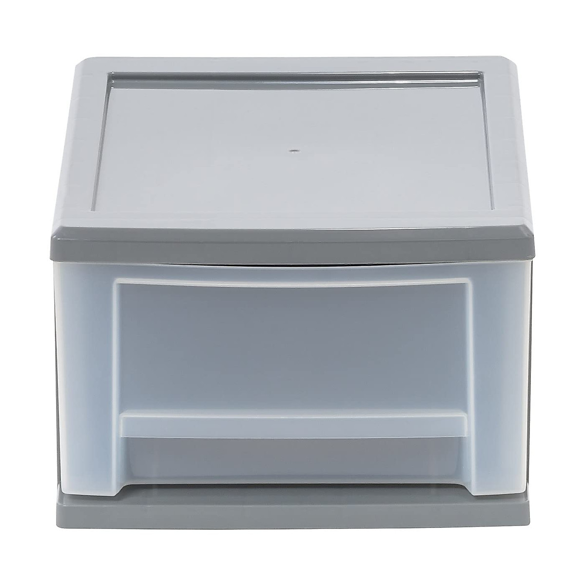 IRIS USA 6.5 Quart Gray Stackable Drawer, 5 Pack