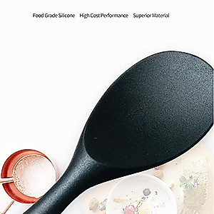 Rice Spoon Silicone Rice Paddle Spoon- Non Stick Rice Paddle Spoon Rice Scoop High Temperature Resistant Works for Rice,mashed Potato