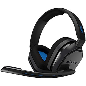 ASTRO Gaming A10 Headset for Xbox One/Nintendo Switch / PS4 / PC and Mac - Wired 3.5mm and Boom Mic by Logitech - Bulk Packaging - Blue/Black (Renewed)