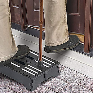 Portable Folding Step, 15" x 8.7" x 5" Lightweight Foldable Step Stool Indoor & Outdoor Mobility Step for Seniors, Pets and More