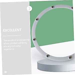 Veemoon 3pcs Steel Ball Turntable Ring Convenient Tray Holder Hardware Tabletop Turntable Ring Round Swivel Plate Bearing Desktop Turntable Ring Small Turntable Plastic Spices to Rotate