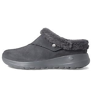 Skechers Women's ON-The-GO Joy-BLISSFULL Slipper, Charcoal, 8