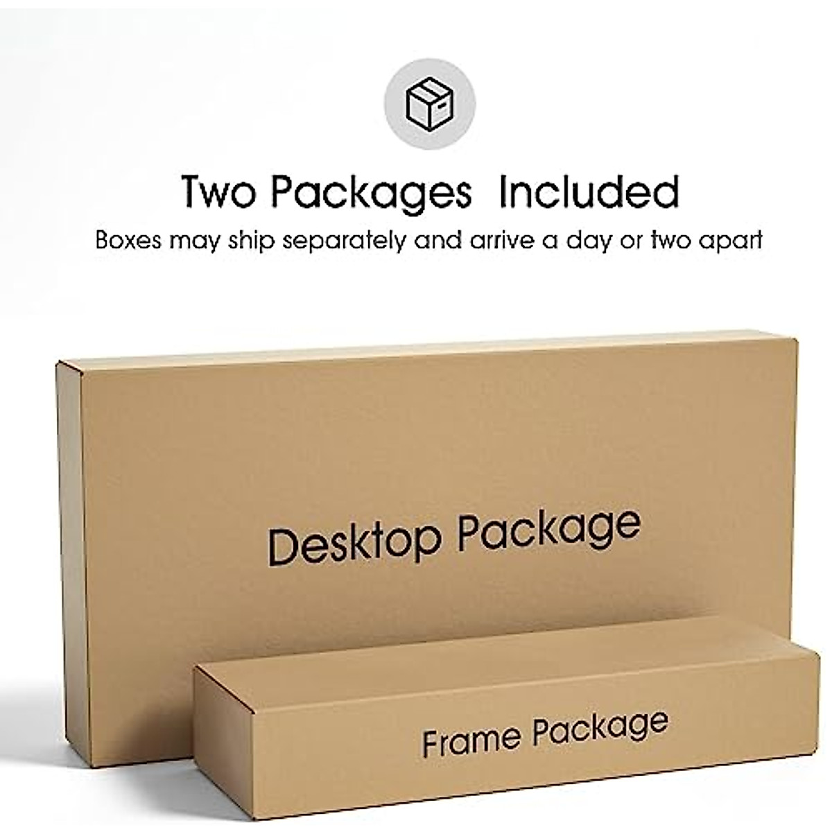 BANTI Triple Motor 75" L-Shape Standing Desk with 5 Drawers, Sit Stand Home Office Desk, Computer Workstation Corner Standing Desk with Spliced Panels, White Top