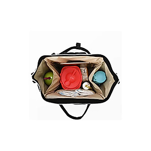 OMGA Mummy Mickey Mouse Diaper Bag Oxford Stylish Nappy Bags With Multi-Function for Baby (pink)