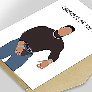 The Rock Engagement Card, Wedding Congratulations Card, Funny Engagement Card, Dwayne Johnson Card