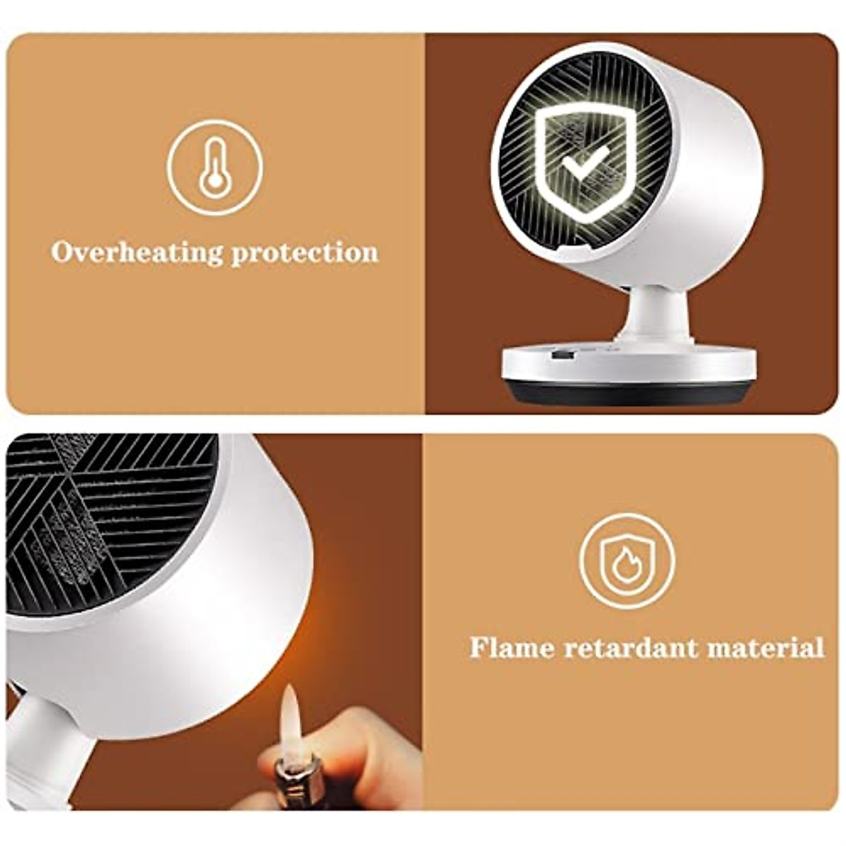 Outdoor Garden Heater Ceramic Space Heater, 1500W Oscillating Electric Heater with Adjustable Thermostat Remote, 7h-Timer, Tip-Over and Overheat Protection Patio Heater
