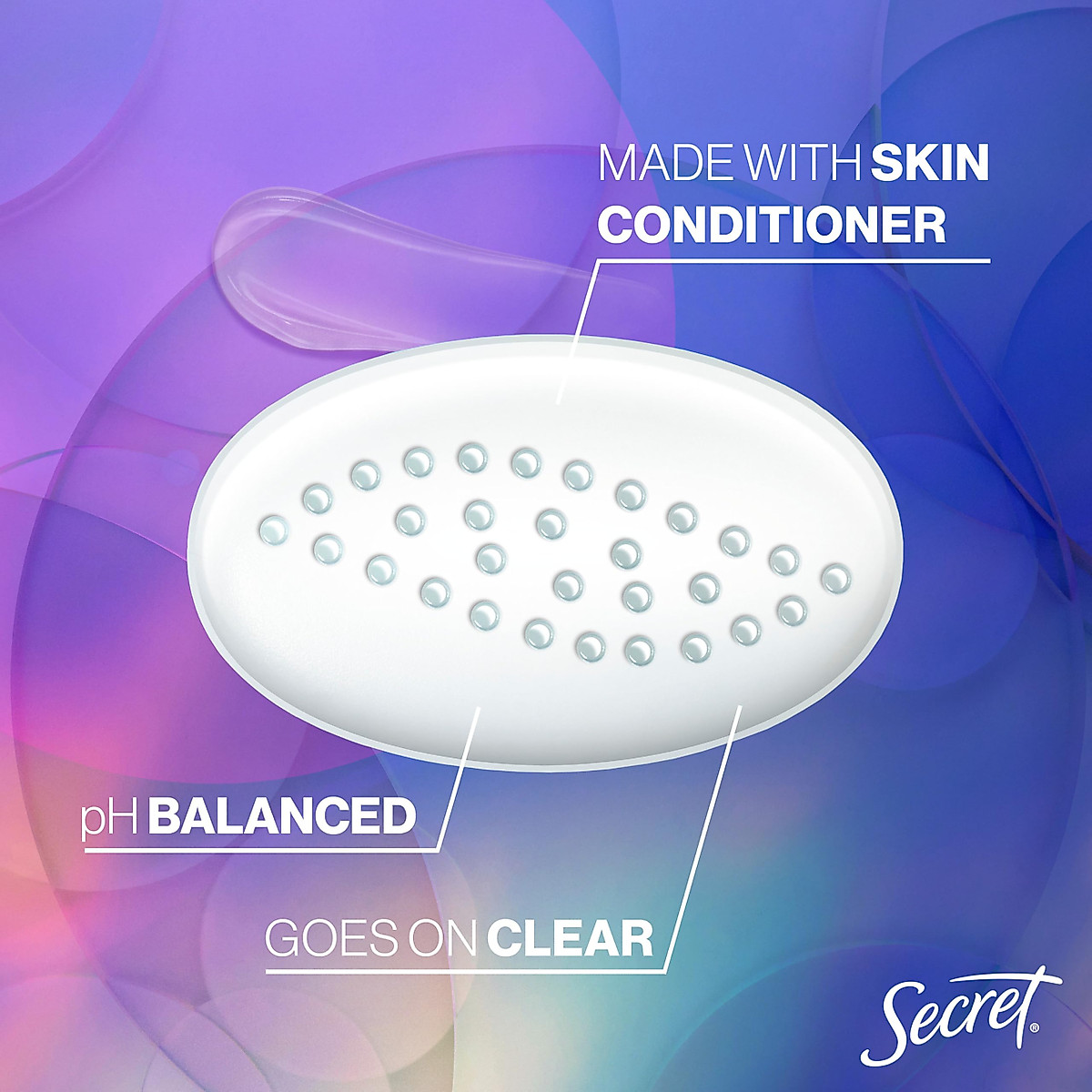 Secret Fresh Antiperspirant Deodorant for Women, 72hr Breathable Sweat & Odor Protection, Instant Freshness & Gentle, PH Balancing Minerals, Clear Gel, Refreshing Berry Scent, 2.6 oz (Pack of 2)