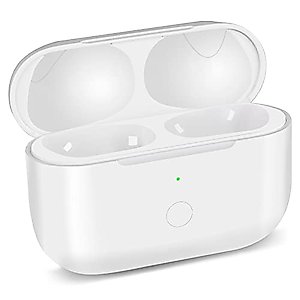 Replacement Wireless Charging Case Compatible with Airpods Pro 1st,Compatible for Airpods Pro Charger Case with Bluetooth Pairing Sync Button,Built in 660mAh Battery,No Earphones
