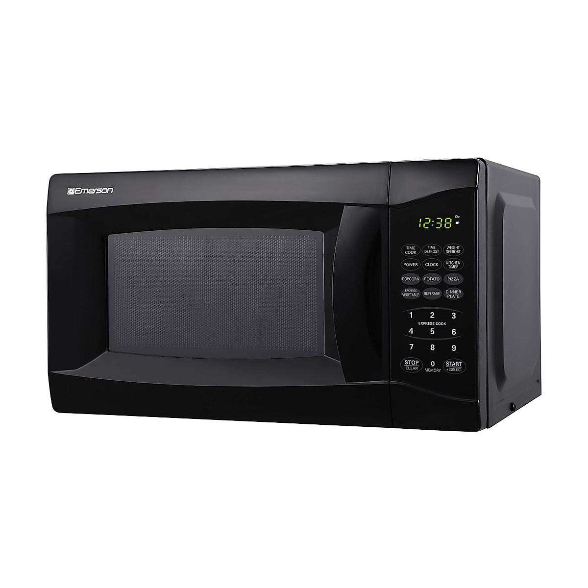 Emerson 0.7 CU. FT. 700 Watt, Touch Control, Black Microwave Oven, MW7302B & Keurig K-Mini Single Serve Coffee Maker, Black