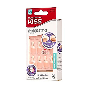 Kiss Products Everlasting French Nail Kit, String of Pearls, 0.07 Pound (28 Count)