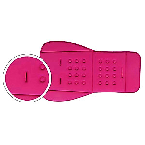 Stroller Cushion, Baby Stroller/Car Seat Liners Pad Cover Foam Cotton Cushion (Rose Red)